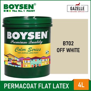 BOYSEN Color Series Permacoat Flat Latex Paint - 4L For Concrete ...