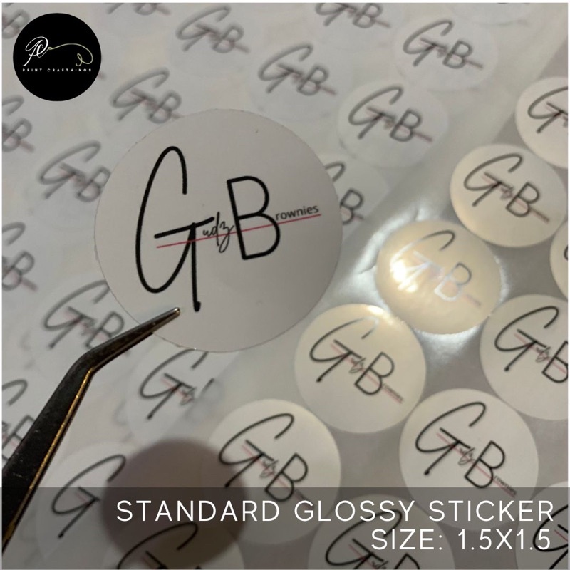 Customized Sticker Labels (per A4 sheet) | Shopee Philippines