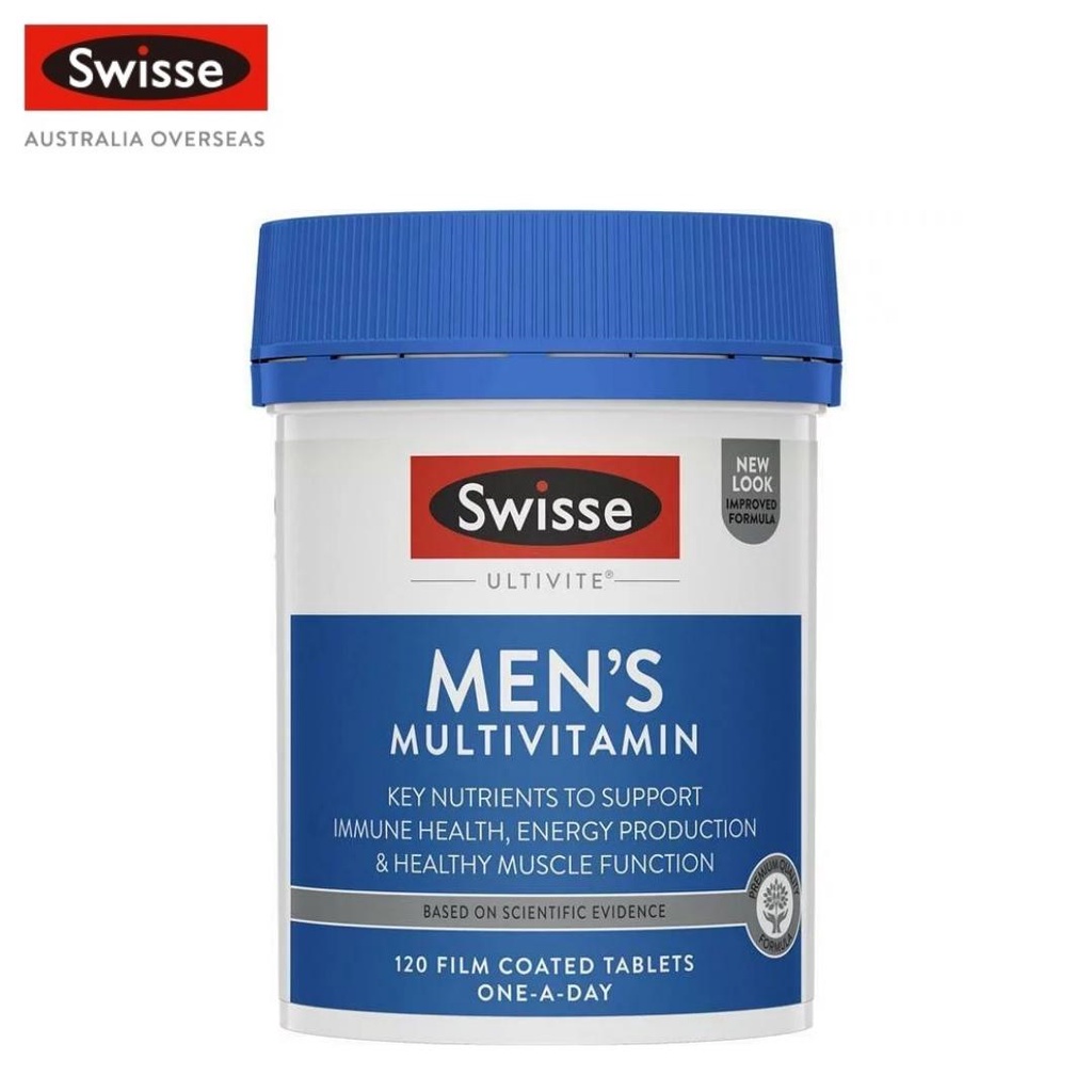 Swisse Ultivite Men's Multivitamin 120 Film Coated Tablets (EXP:03 2027) | Shopee Philippines