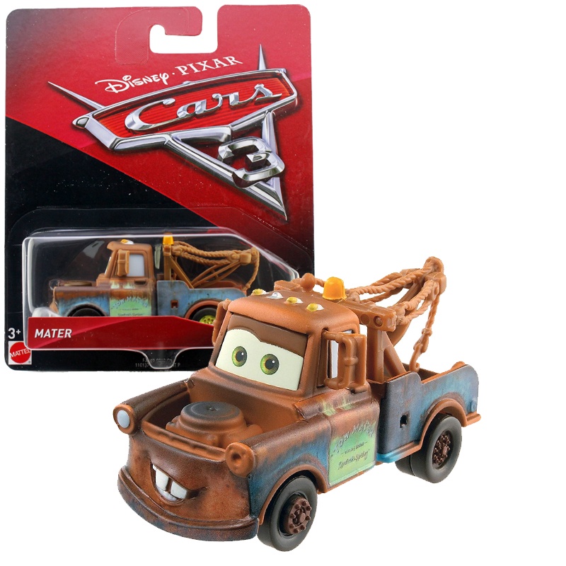 MATTEL Boxed Racing Story 3 Alloy Car Toy Die Tooth MATER Trailer DXV29 ...