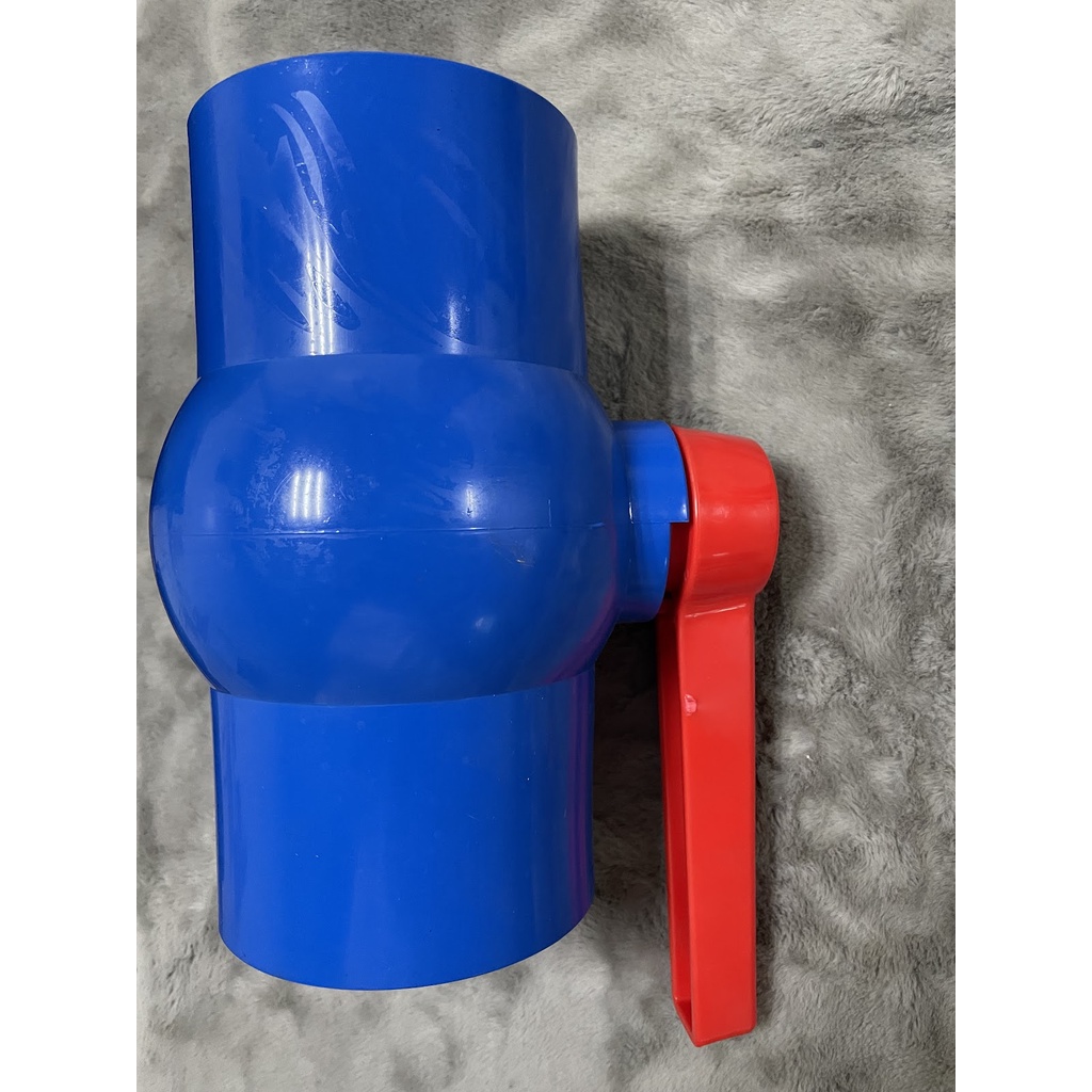 PVC BLUE BALL VALVE 3 & 4inches | Shopee Philippines