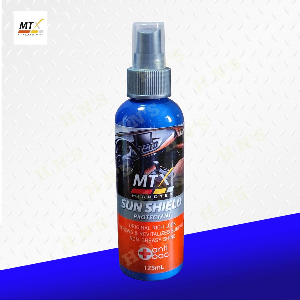 Microtex MTX Sunshield Protectant w/ Anti-bac Car Interior Cleaner 125 ...