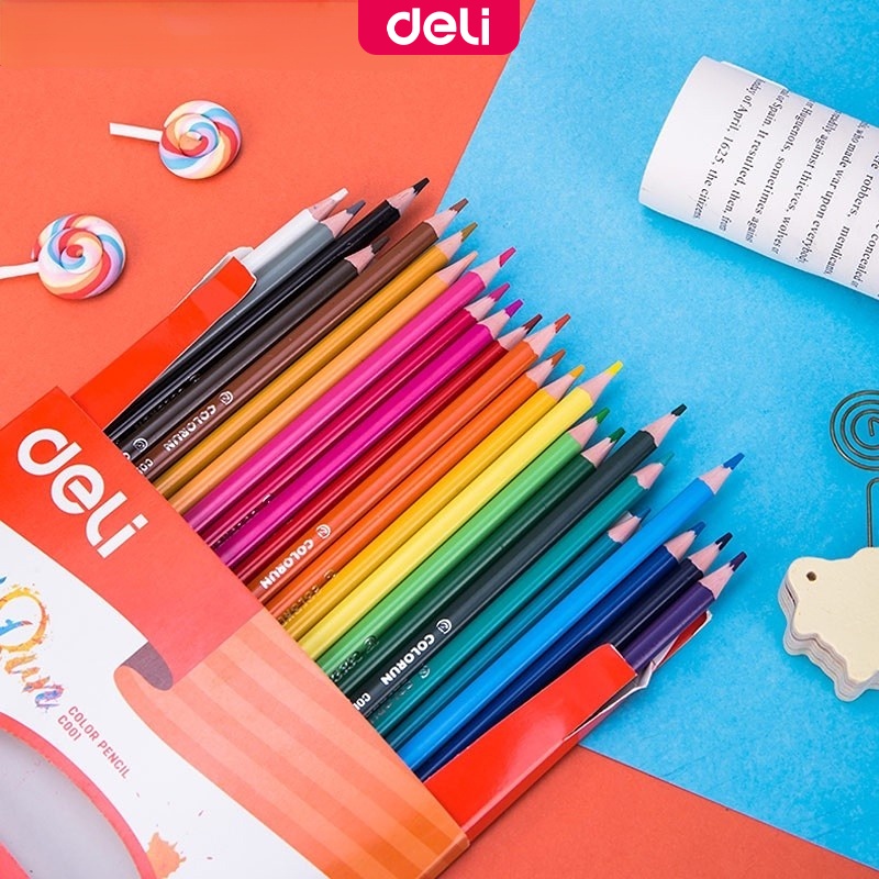 Deli Color Pencil Set 12/18/24 Colored Pencil Art Painting School ...