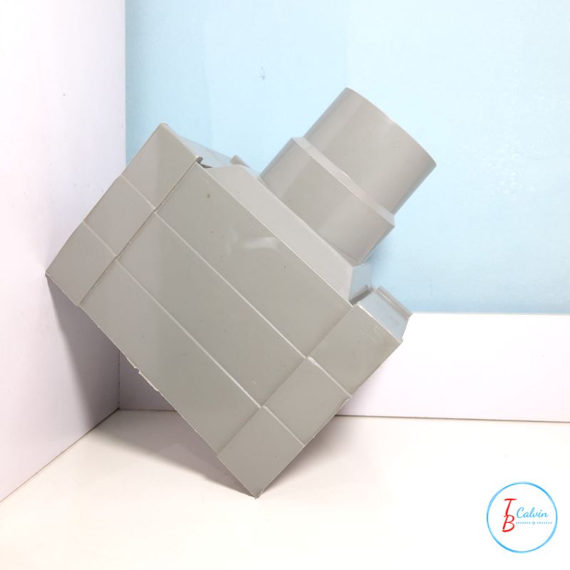 4 inch PVC Square Water Gutter Funnel | Shopee Philippines