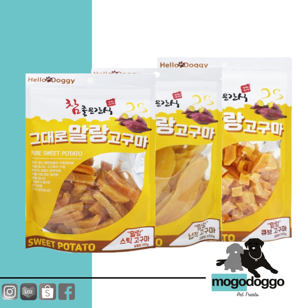 Hello Doggy Soft Sweet Potato Snacks for Dogs 250g | Shopee Philippines