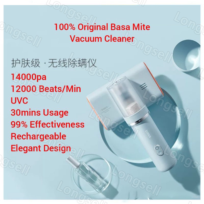 BASA Portable Dust Mite Vacuum Cleaner Mite Remover Mattress Cleaner ...