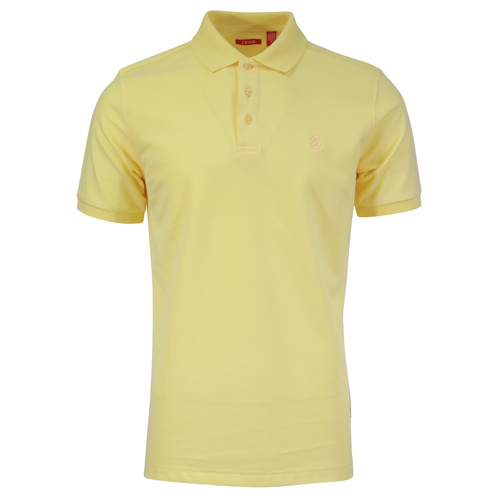 Izod Men's Basic Fit Plain Polo Shirt w/ Knitted Collar (Yellow) | Shopee Philippines
