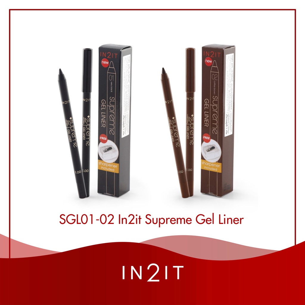 IN2IT Supreme Gel Waterproof Smudge Proof Eyeliner 03-SGL | Shopee ...