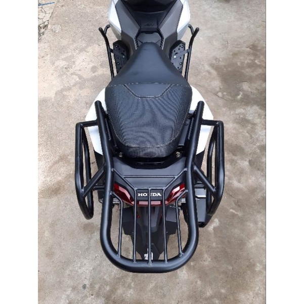 HONDA ADV 160 -BRAKET BOX WITH SIDE PANNIER (HEAVY DUTY)powder coated ...