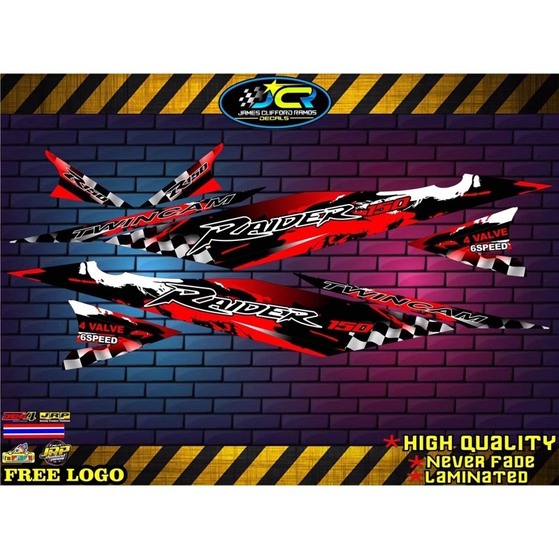 Raider 150 1st Gen Stock Decals Sticker NEW DESIGN | Shopee Philippines
