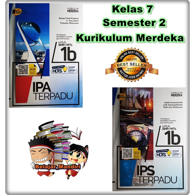 Middle School/MTS Worksheets for Class 7 Science/IPS Semester 2 Independent Curriculum | Shopee ...