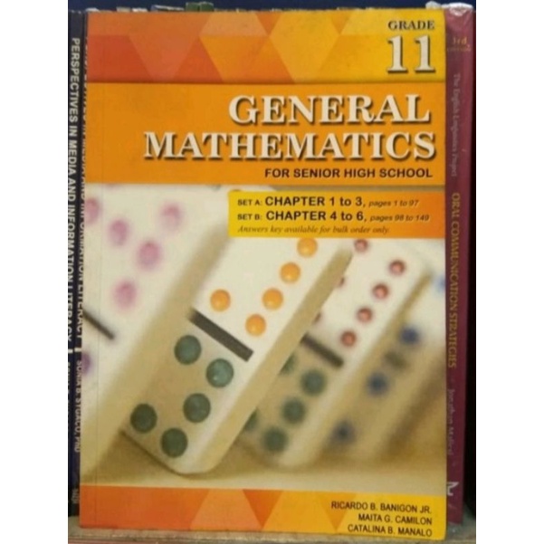 GENERAL MATHEMATICS GRADE 11 ( BRAND NEW ) | Shopee Philippines