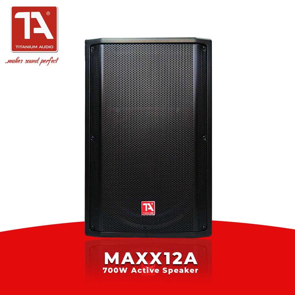Titanium Audio Maxx 12A Speaker / Active Speaker / Plastic Cabinet ...