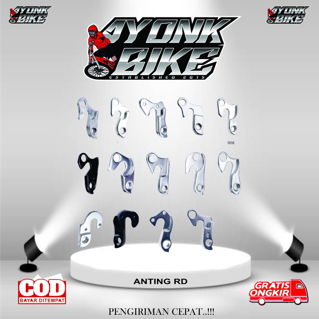 GANTUNGAN RD Drop Out Adapter Earrings for Mtb & Folding Bikes | Shopee ...