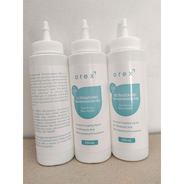 OREX Ultrasound Transmission Gel (250mL) | Shopee Philippines