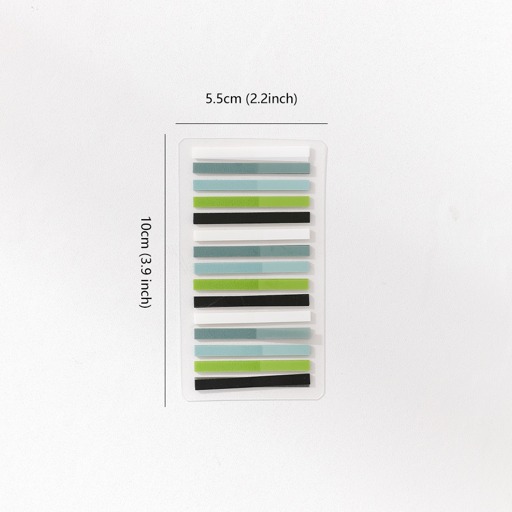 Imoda Ins Style Sticky Notes Extremely Thin Narrow Fluorescent ...