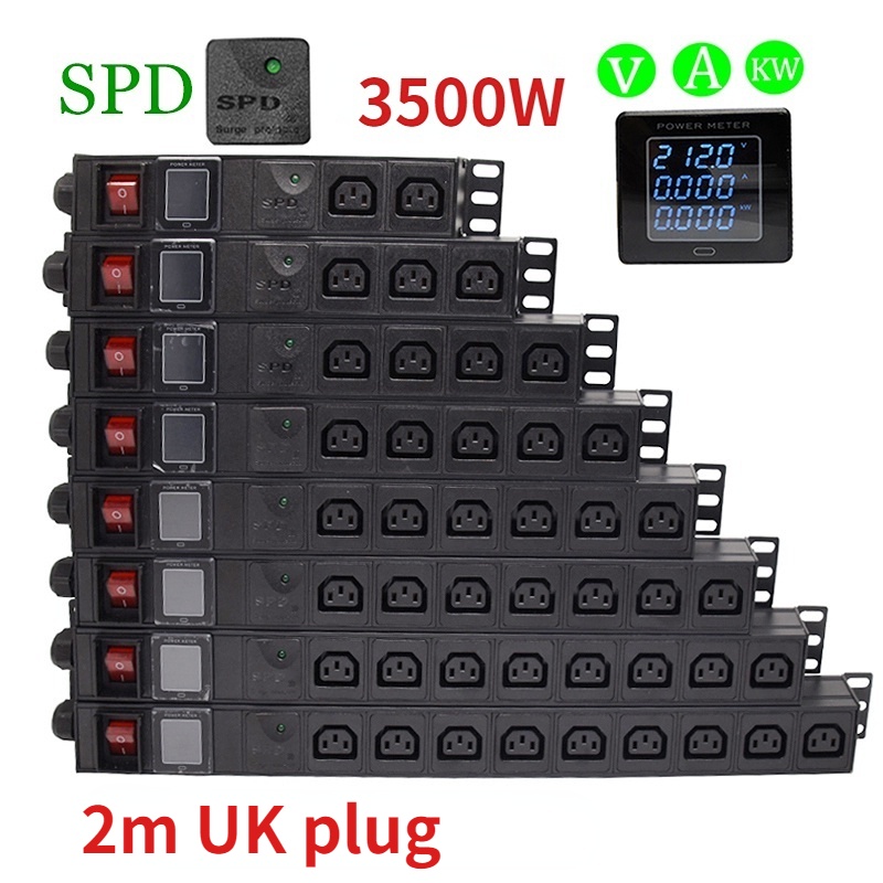 Cabinet type 2-13 circuit IEC 13 socket power distribution unit, with ...