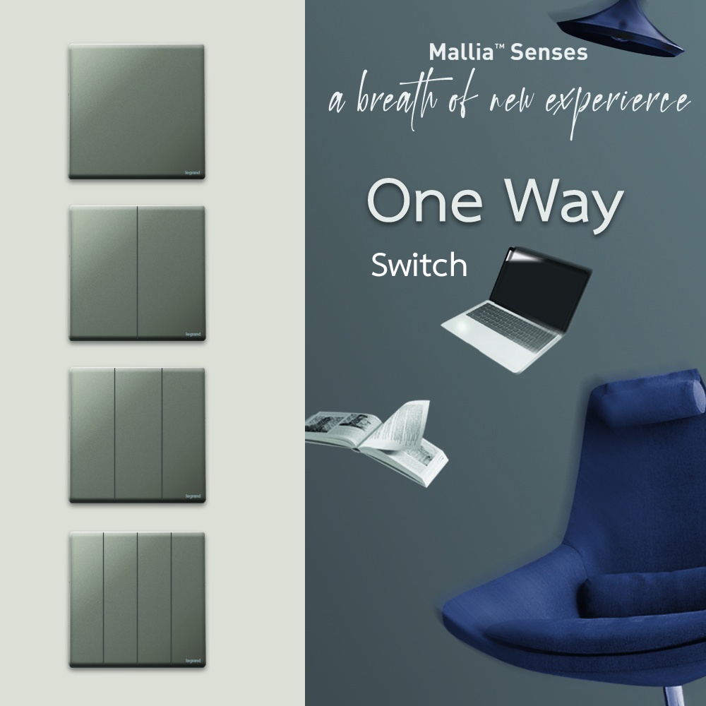 Legrand One Way Switch Grey Black 1Way 1G| 2G 2G |3G 3G |4G 4G | 16A ...