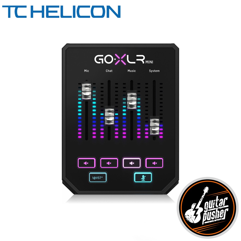 TC Helicon GO XLR MINI Online Broadcast Mixer with USB/Audio Interface ...
