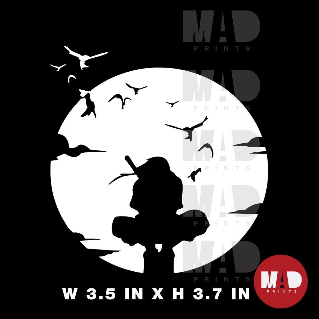 Uchiha Itachi Night of Massacre Waterproof Decal Sticker | Shopee ...