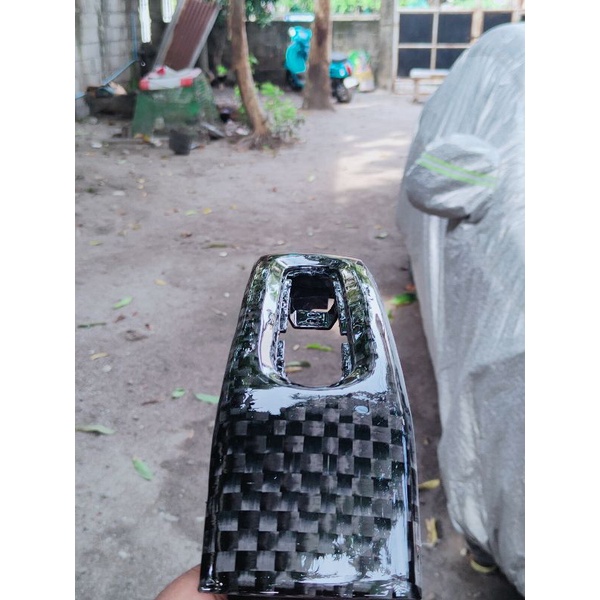 YAMAHA FAZZIO GENUINE FRONT COVER ORIG CARBON | Shopee Philippines