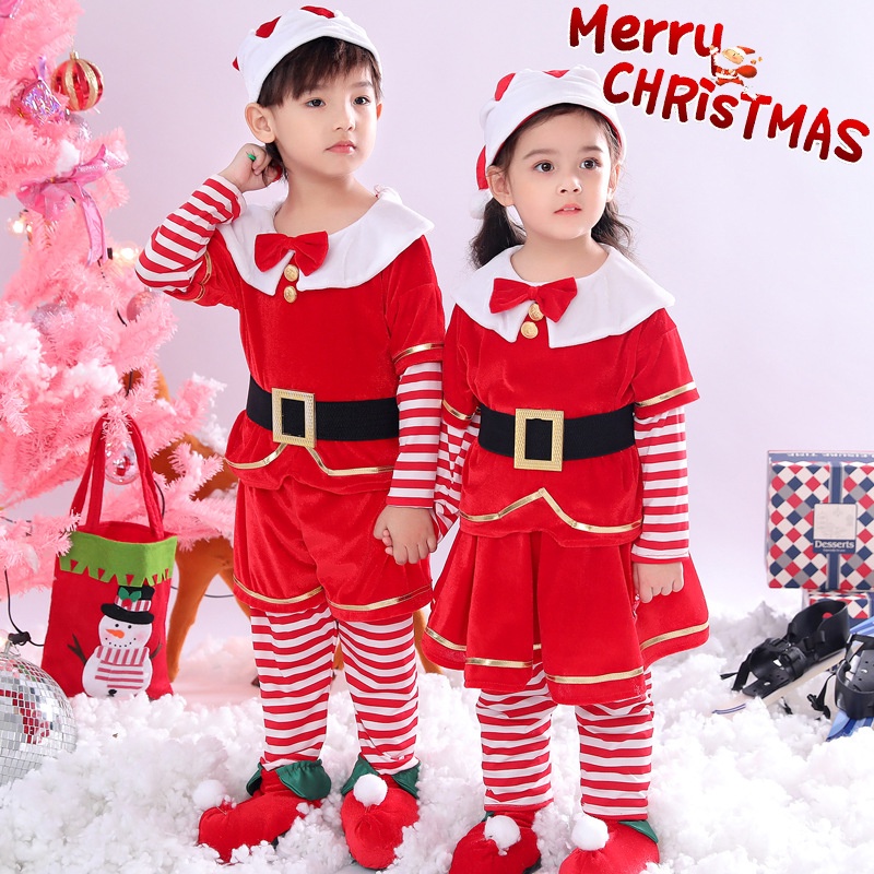 New Children's Christmas Clothes Children's x-mas Clothes Boy Girl ...