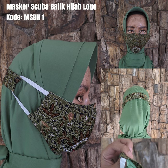 Scarf Scuba Hijab Mask Batik Logo Persit Can Be Including Anti Corona ...