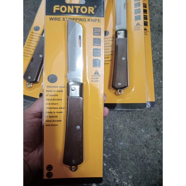 Fontor Wire Stripping Knife foldable | Shopee Philippines