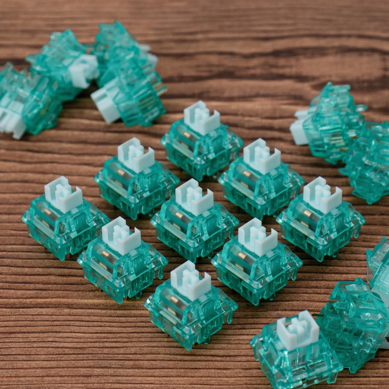 Mint green Linear Switch Mute Switch Machine Lubricated switch for ...