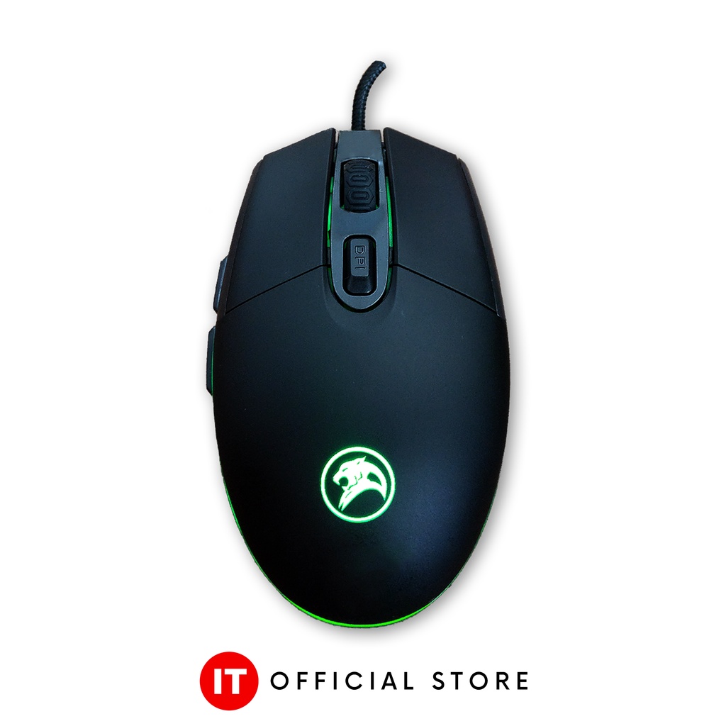 Panther Precision 6-Button Gaming Mouse 800 1600 2400 3200 Dpi RGB With ...