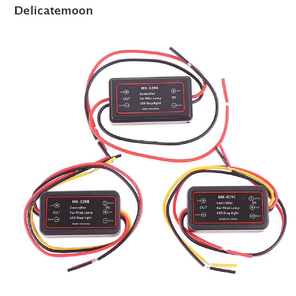 Delicatemoon Flash Universal Strobe Controller Flasher Module for LED Brake Stop Light Lamp ...
