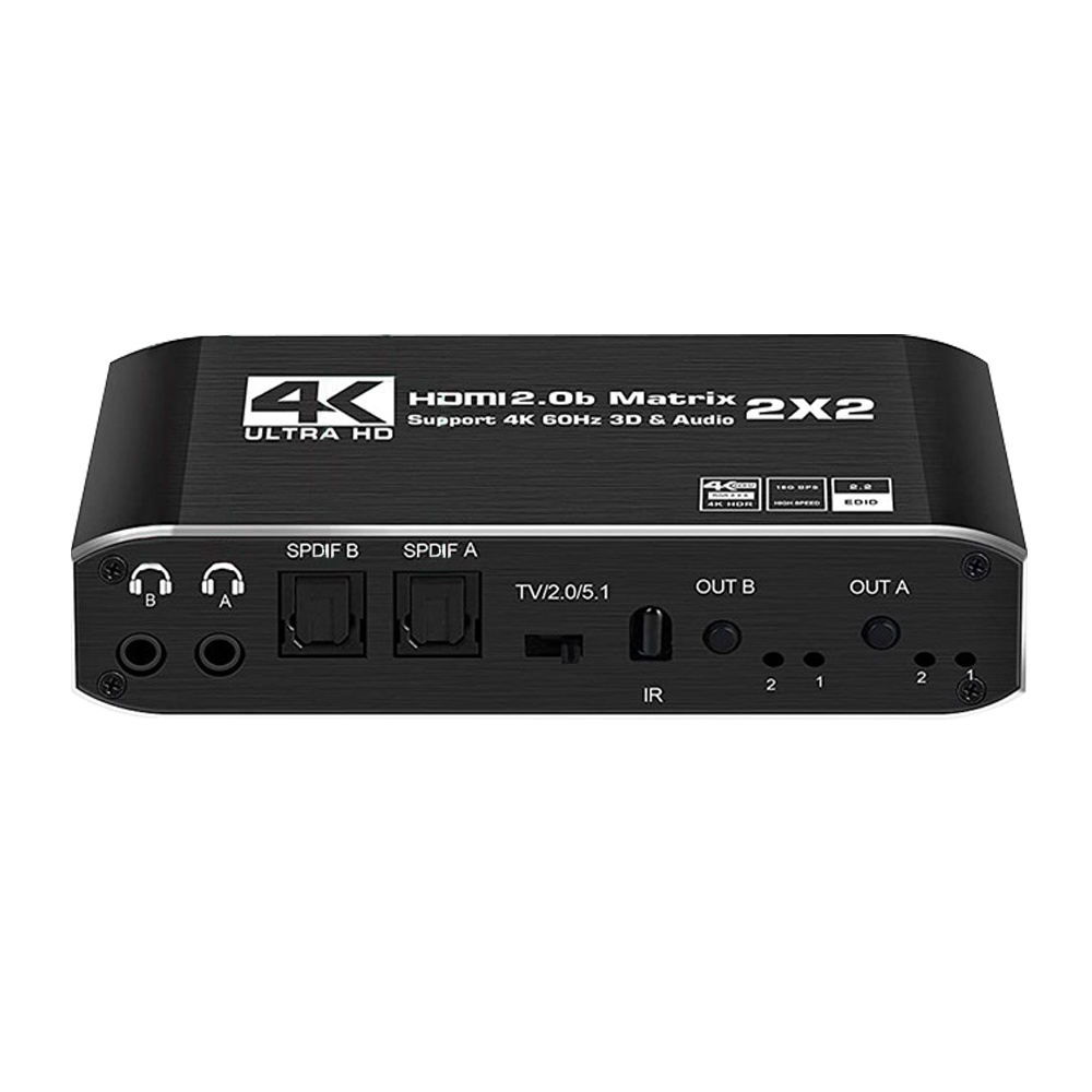 HDMI matrix 2X2 switch 4K@60HZ Support HDCP2.2 | Shopee Philippines