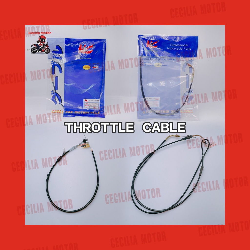 MOTORCYCLE PARTS THROTTLE CABLE FOR XRM/MIO/DREAM/SMASH/STX/ VARIOUS ...