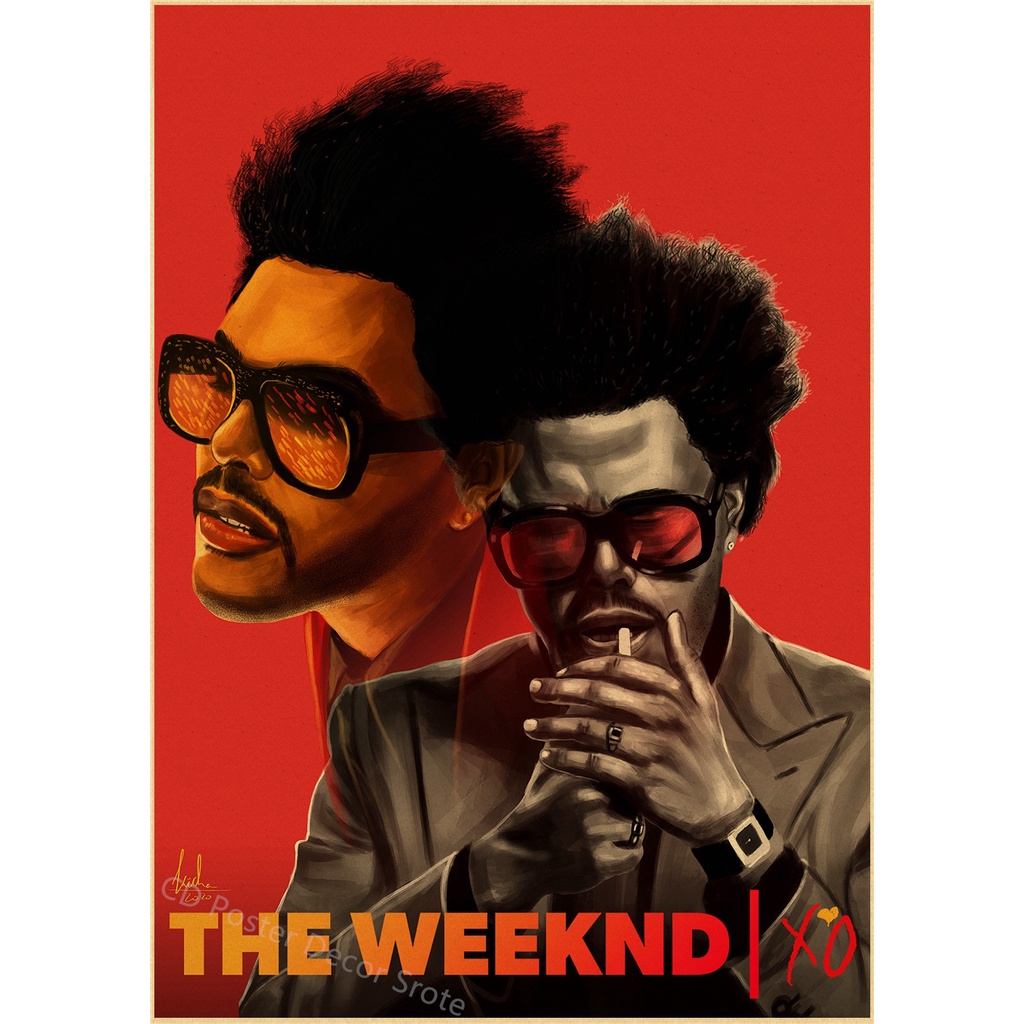 Rapper The Weeknd Poster After Hours Prints DIY Home Room Bar Cafe ...