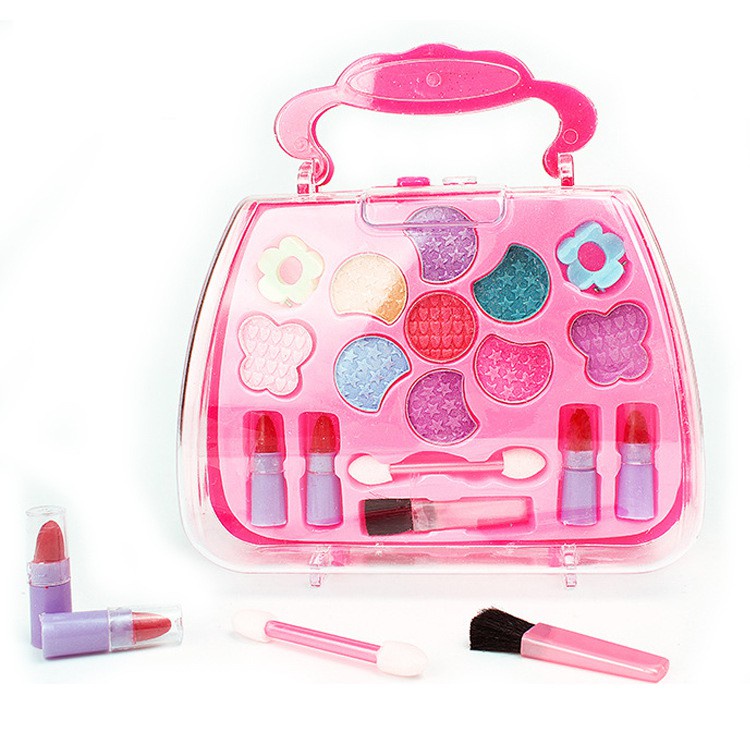 Non-Toxic Washable Kids Girl Makeup Set Eco-friendly Cosmetic Pretend ...