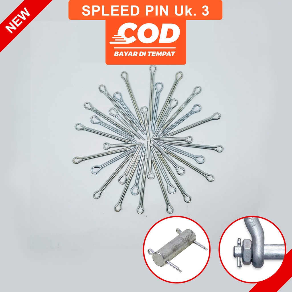 MESIN Split pen cotter Pin Size 3mm (10Pcs) Stainless Spleed Pin ...