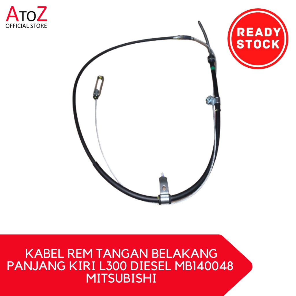 L300 DIESEL MB LEFT LONG REAR HAND BRAKE CABLE140048 MITSUBISHI ...