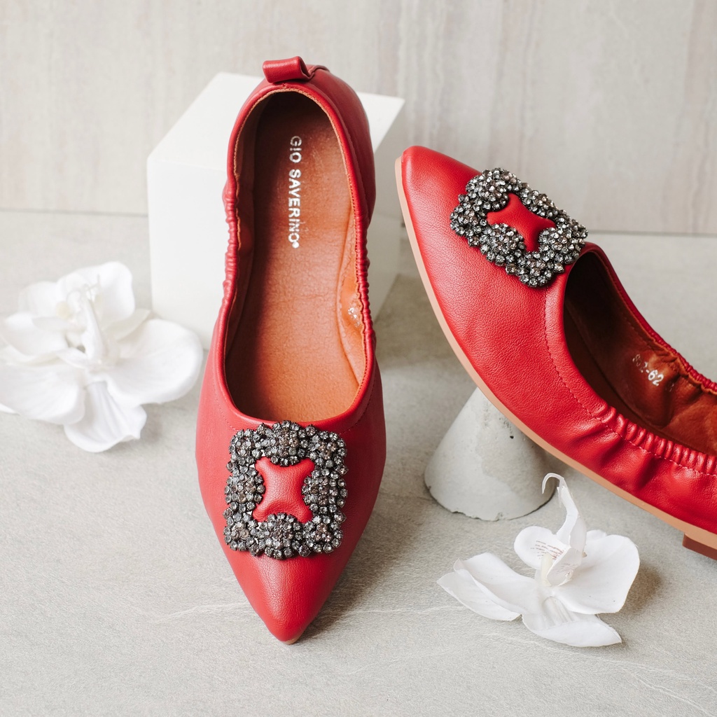 Gio Saverino Women's Flat Shoes Mary | Shopee Philippines