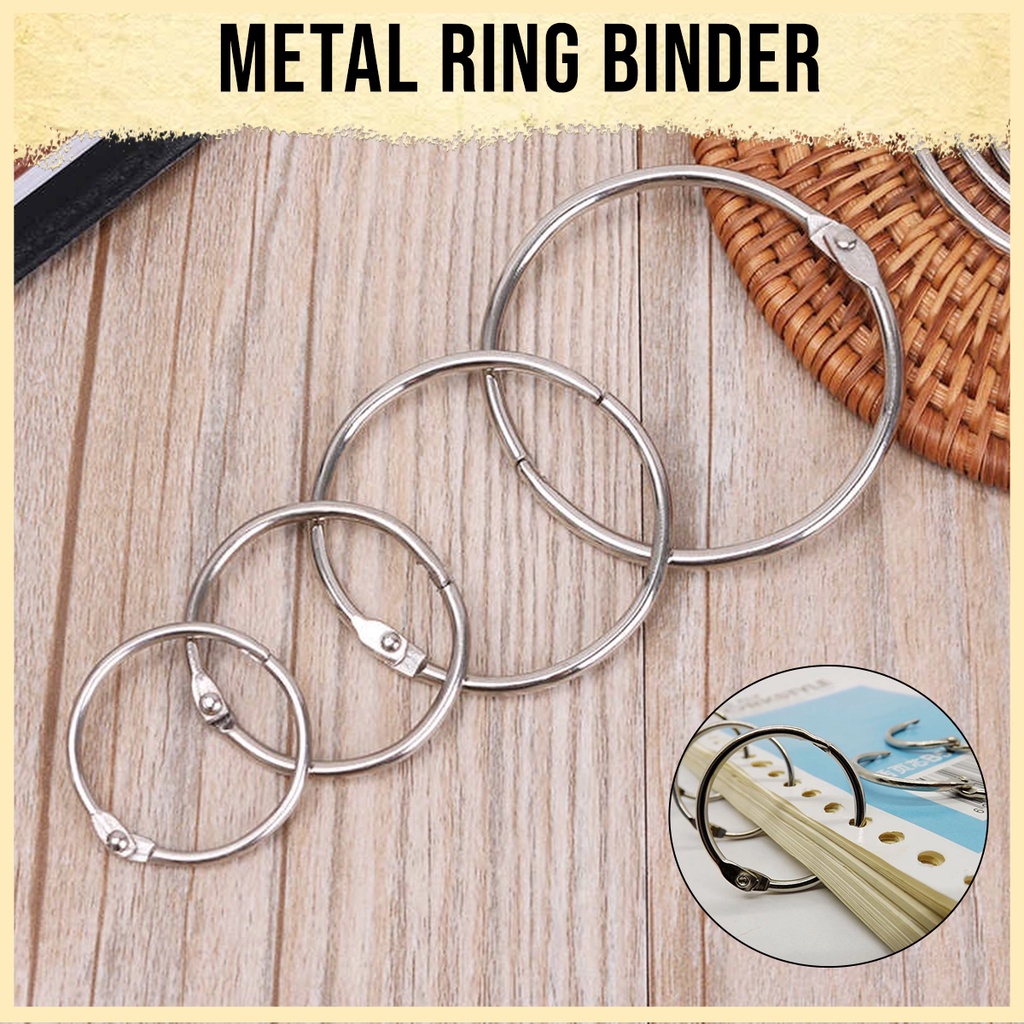 Metal Loose Leaf Book Binder Hoop Ring Metal Ring Multifunctional ...