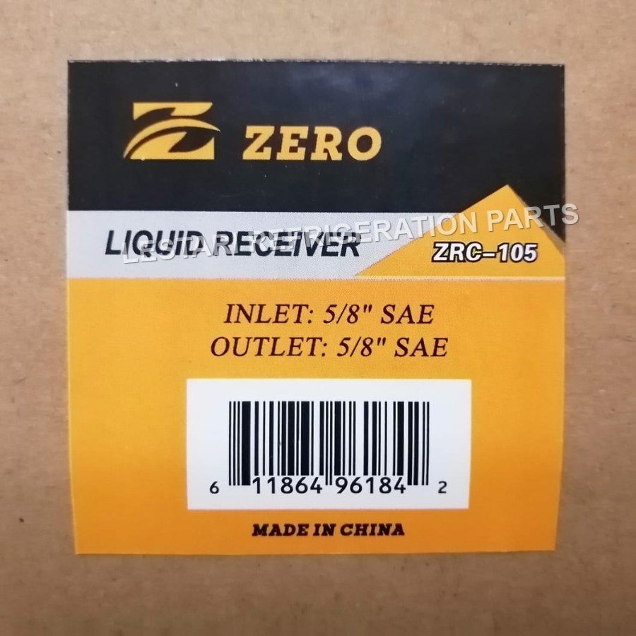 Tank Zero ZRC-105 5/8 Vertical Liquid Refrigerant Receiver | Shopee ...