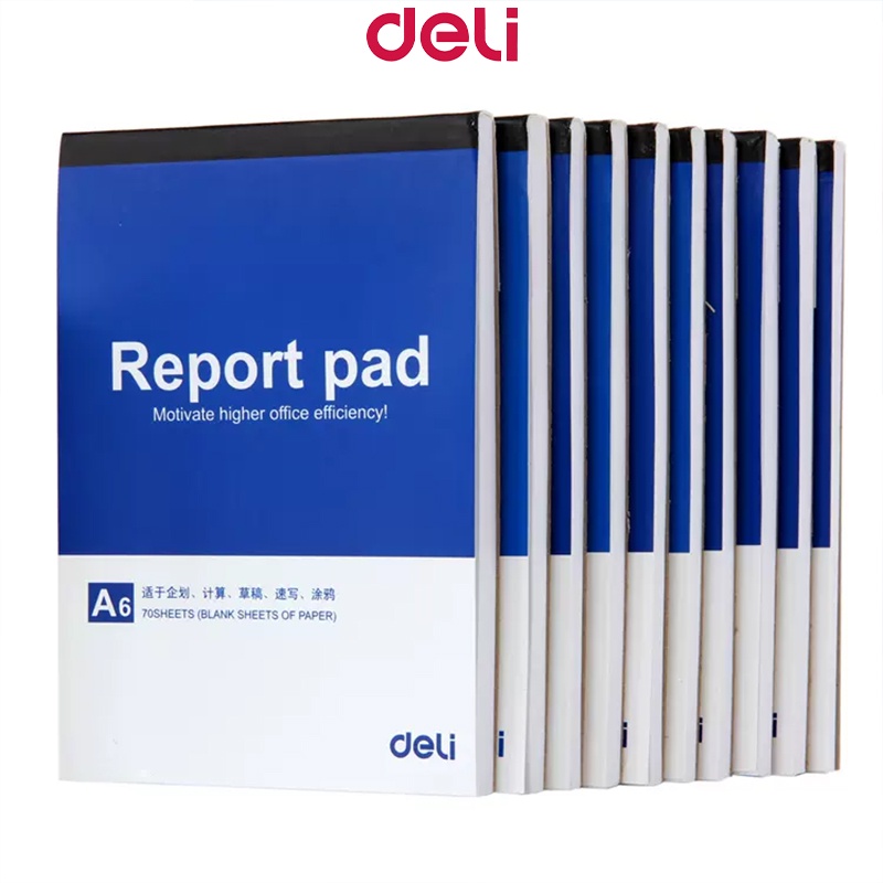 Deli Notebook (Blue) 98*139mm | Shopee Philippines