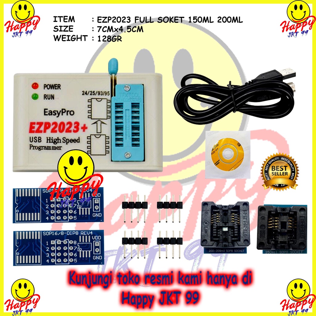 Happy JKT 99] FLASH Tool BIOS PROGRAMMER EZP2023+ EZP2023 EZP 2023+ 2023 ORIGINAL | Shopee ...
