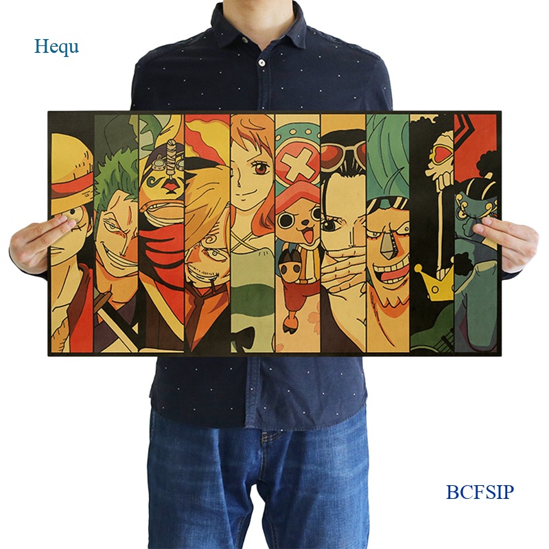 HEQU One Piece Straw Hat Group Family Portrait Character Collection ...