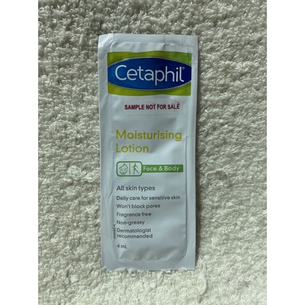 Cetaphil Sachet (Cleanser/Brightening Night Cream/Brightening Day Cream ...