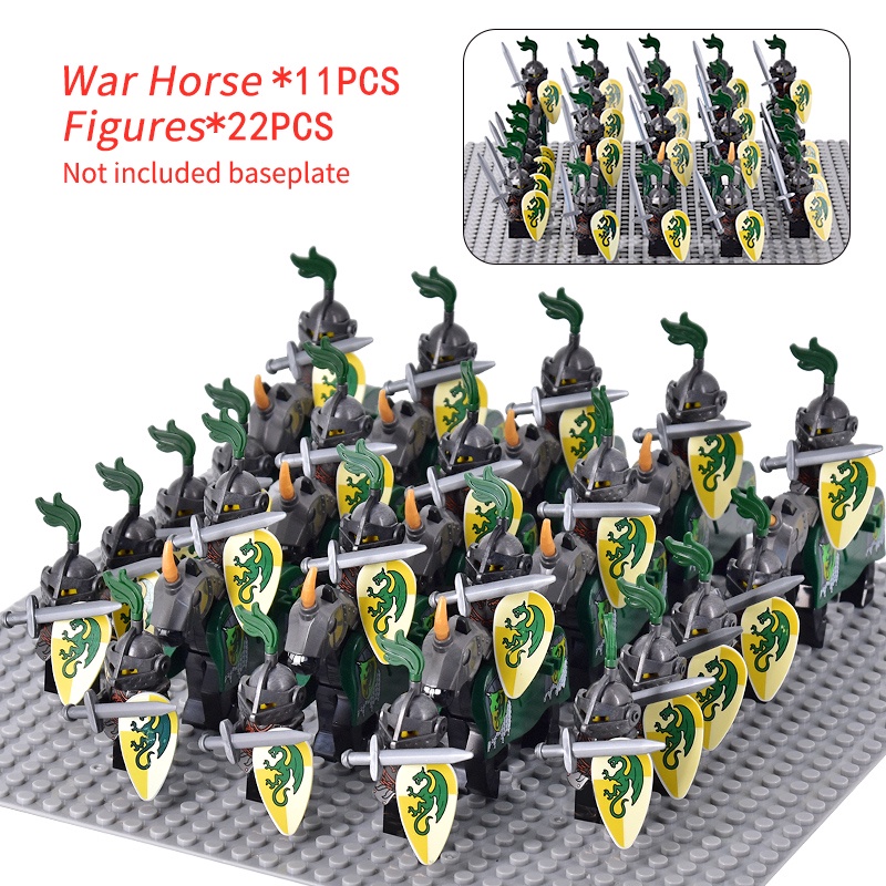 Medieval Figures Middle Ages Rome Infantry Cavalry Soldiers Horse ...