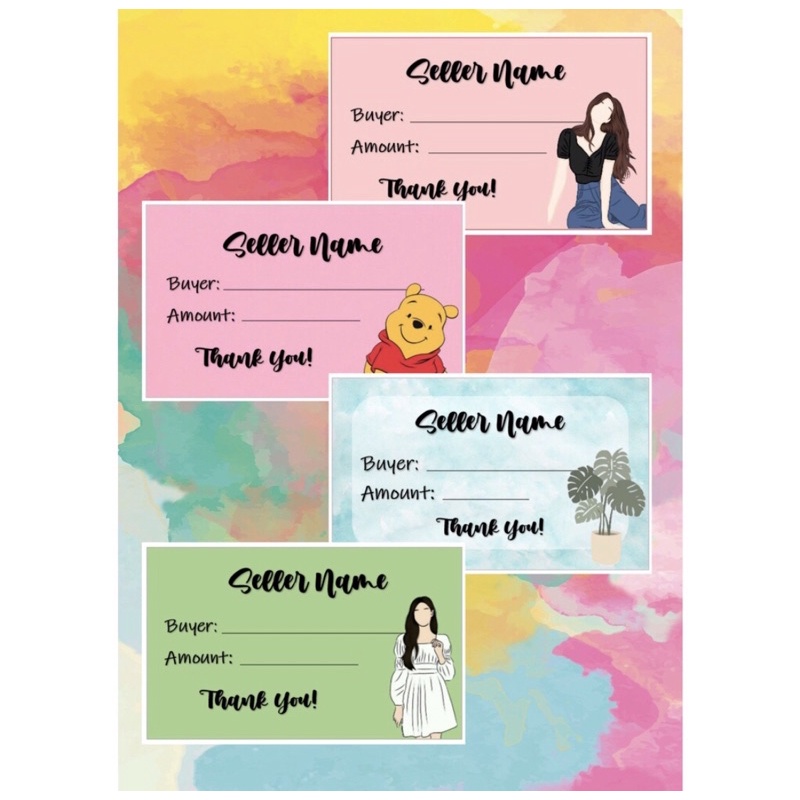 Customized Sticker Tag 03 - 60pcs | Shopee Philippines
