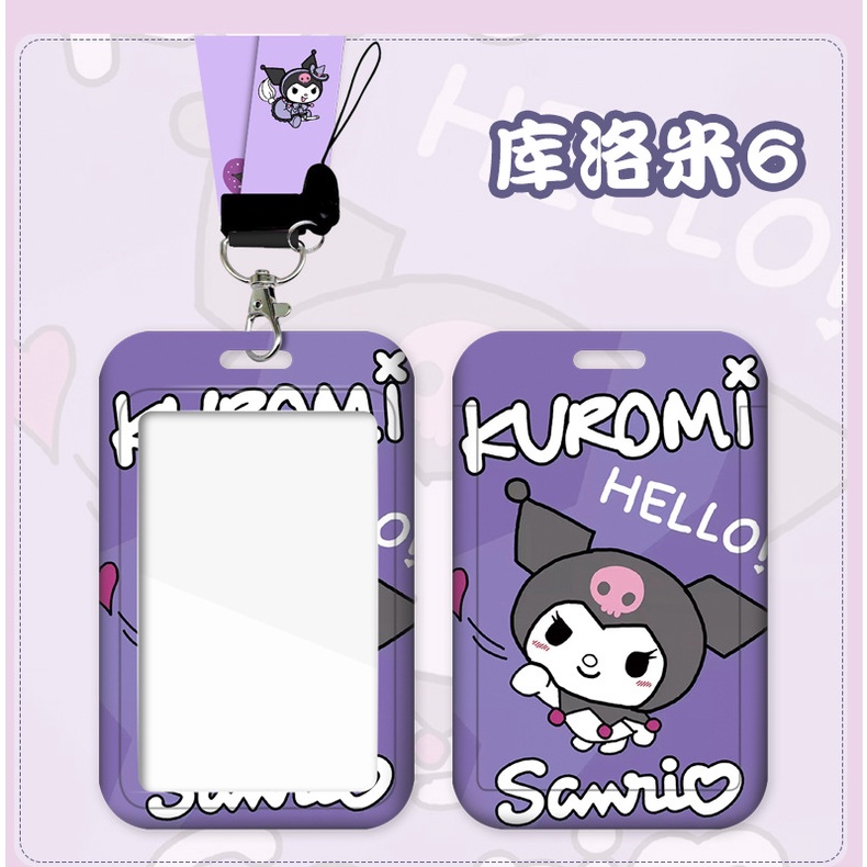 Sanrio Kuromi Card Kuromi Holder Id Identification Student Campus Bus ...