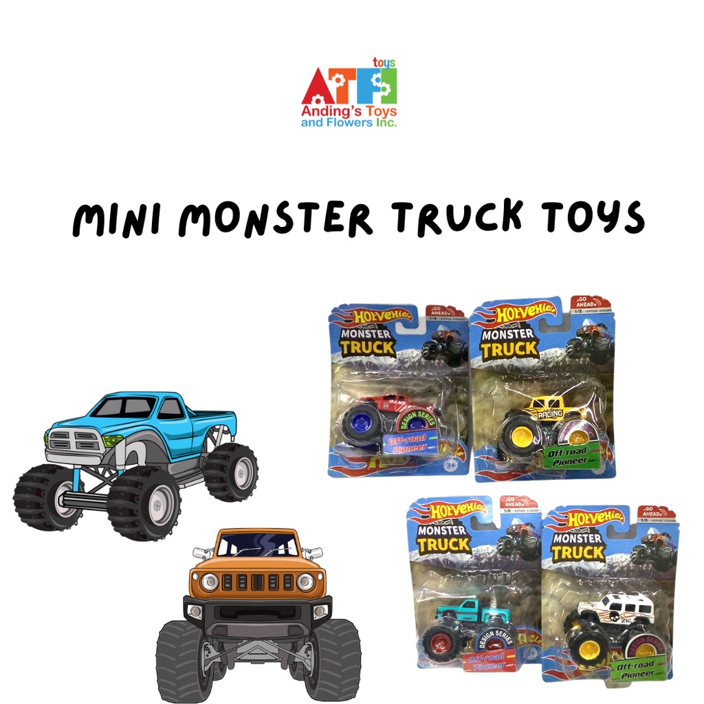 Hot Vehicle Mini Die Cast Monster Trucks Metal Simulation Monster Big ...