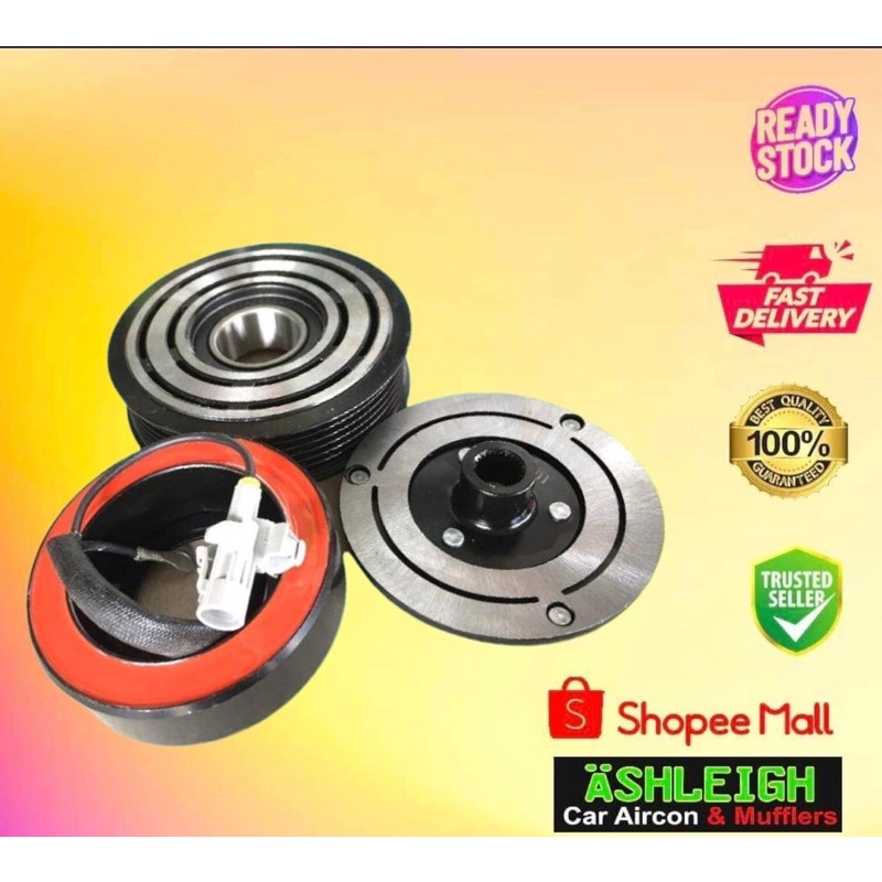 Ashleigh Toyota Avanza 6PK Compressor Pulley Assembly Car Aircon Parts ...