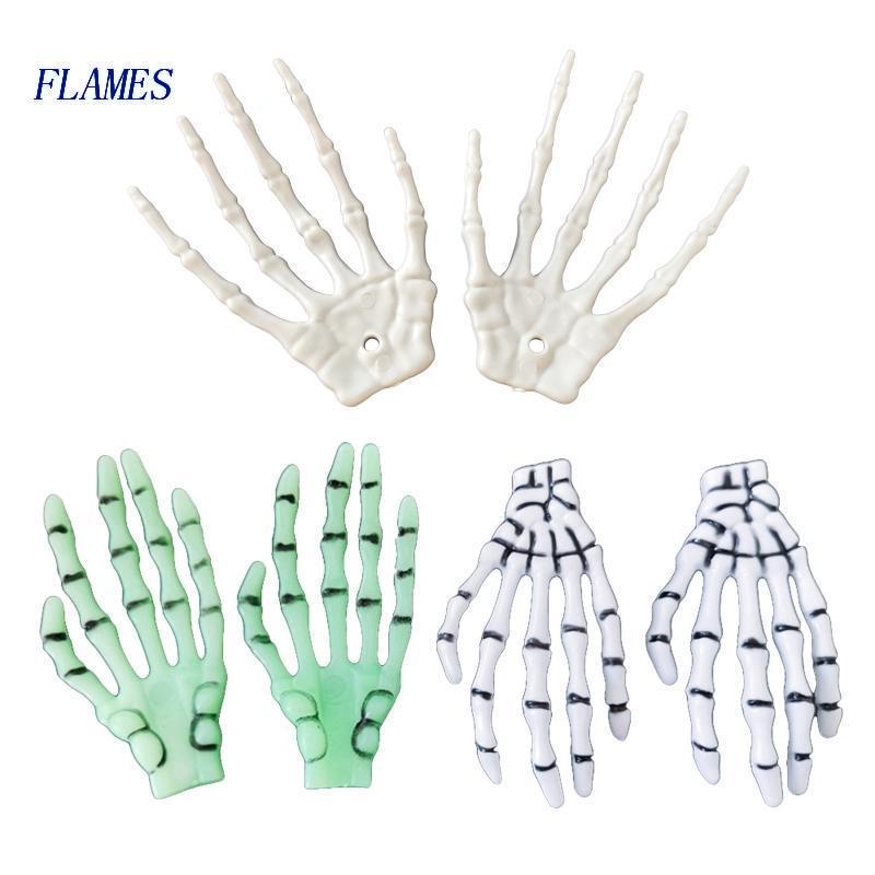 FL Model Hand Skeleton Haunted House Props Halloween Prank Hand ...